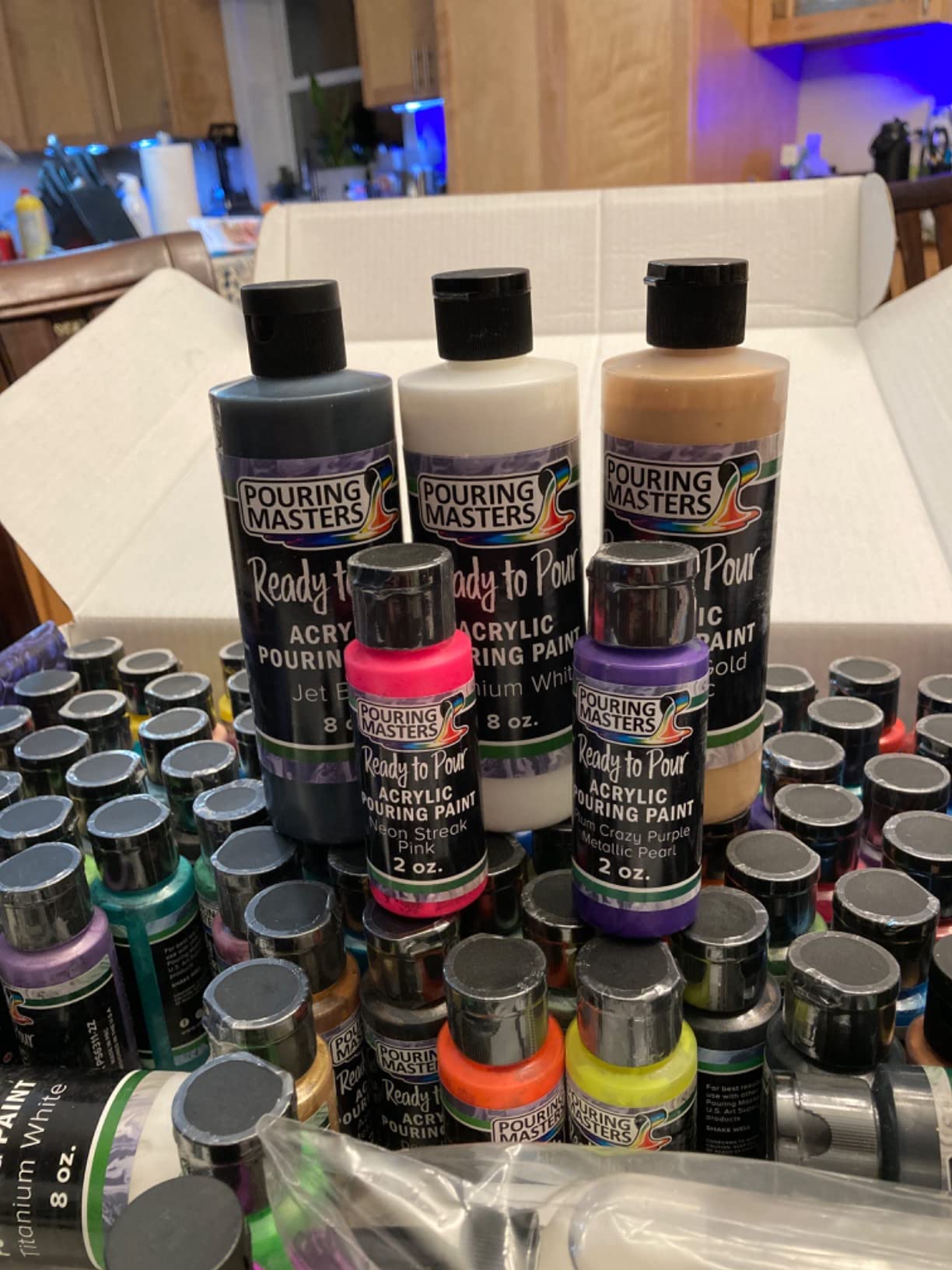 $27/mo - Finance Pouring Masters 84-Color Ready to Pour Acrylic Pouring ...