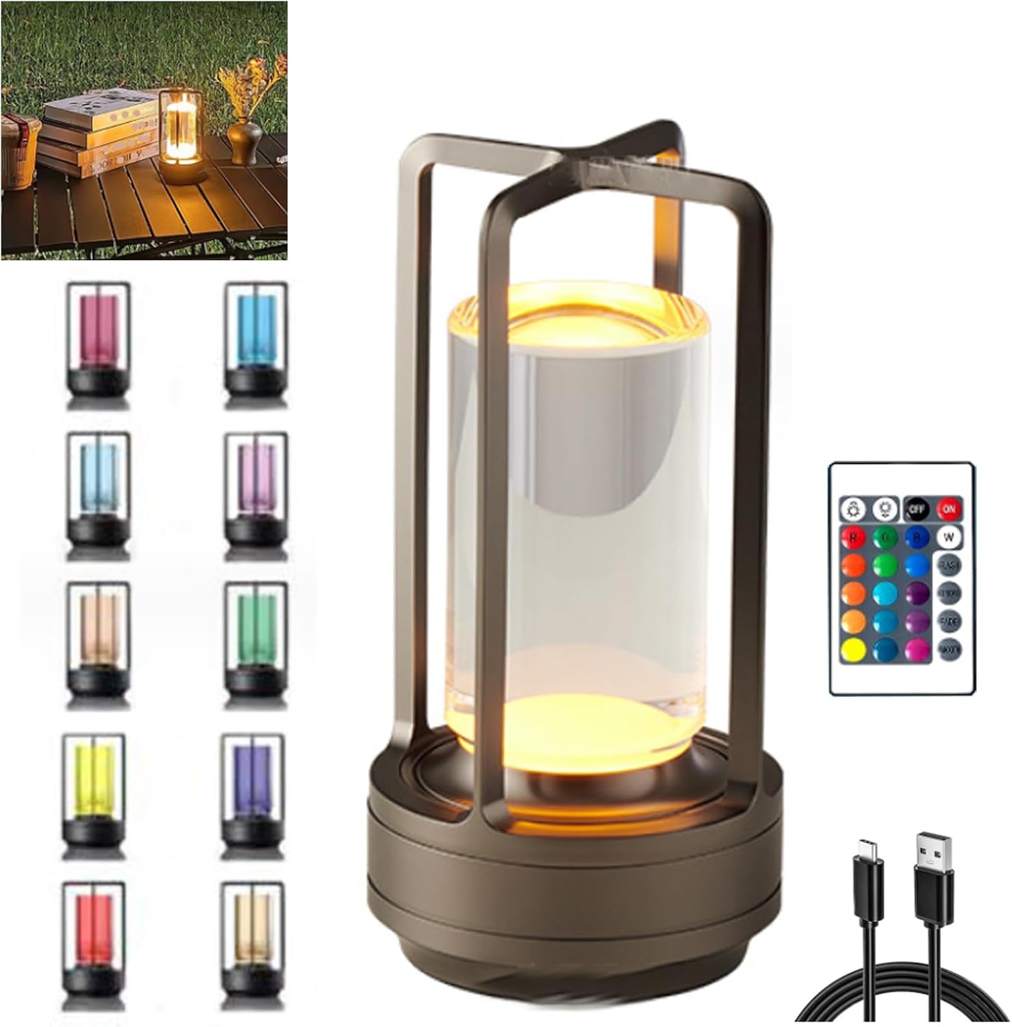 Lumisom Crystal Lamp, Lumison Crystal Lantern Table Lamp, Lumisom ...