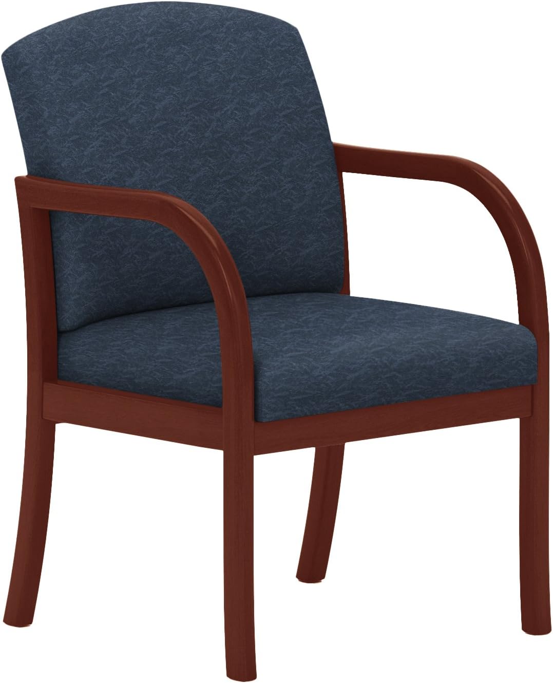 Amazon.com: Lesro Weston Guest Chair in Mahogany Finish, Castillo Batik ...