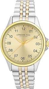 Amazon.com: LONDON FOG Dundee Reader Bracelet Watch (LF020) : London ...