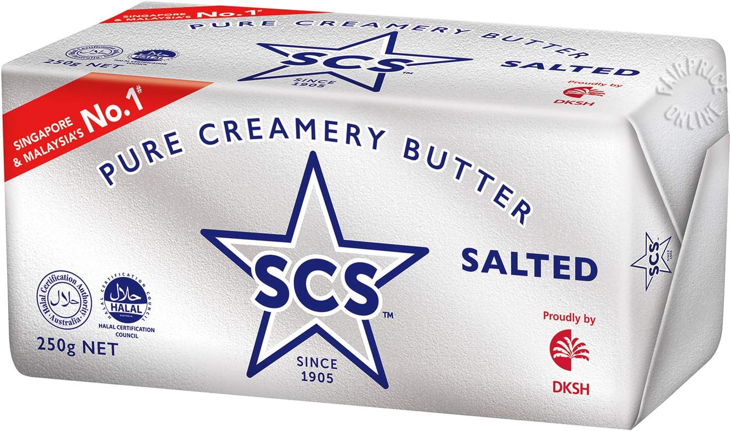SCS Salted Butter, 250g : Amazon.sg: Grocery