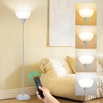 OUTON Uplighter Floor Lamp, LED Bright Floor Standing Lamp with Remote ...