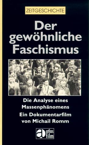 Der gewöhnliche Faschismus [VHS] : Romm, Michail: Amazon.de: Elektronik ...