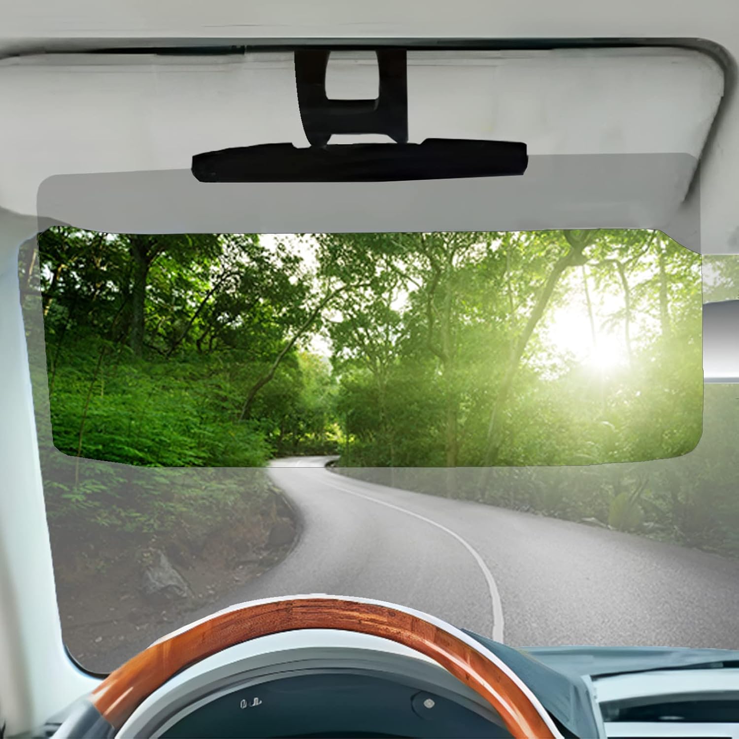 Amazon.com: FS Anti Sun Glare Sun Visor Extender for Car,Universal Sun ...