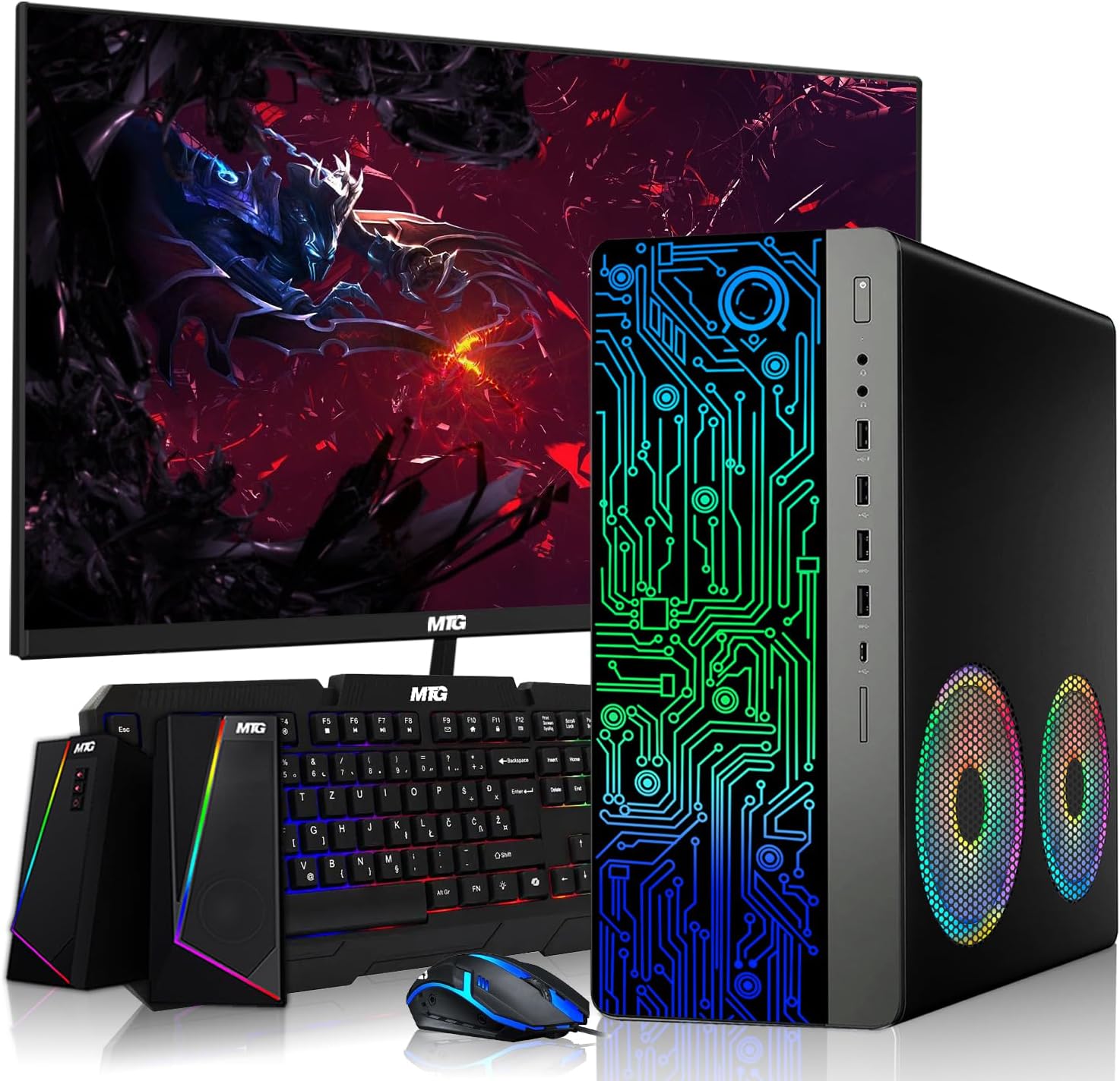 Amazon.com: HP Z1 Desktop RGB Computer PC Intel i7-9th Gen, 16GB DDR4 ...