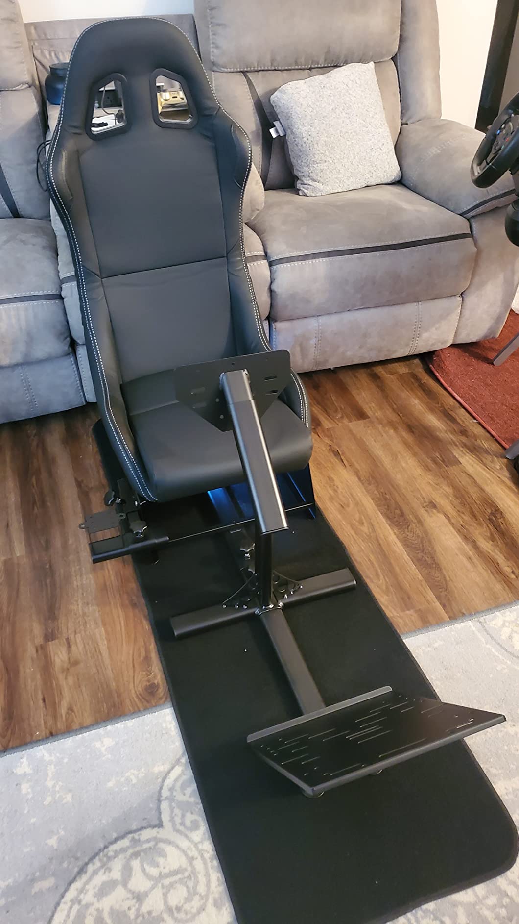 $46/mo - Finance cirearoa Racing Wheel Stand with seat Gaming Chair ...