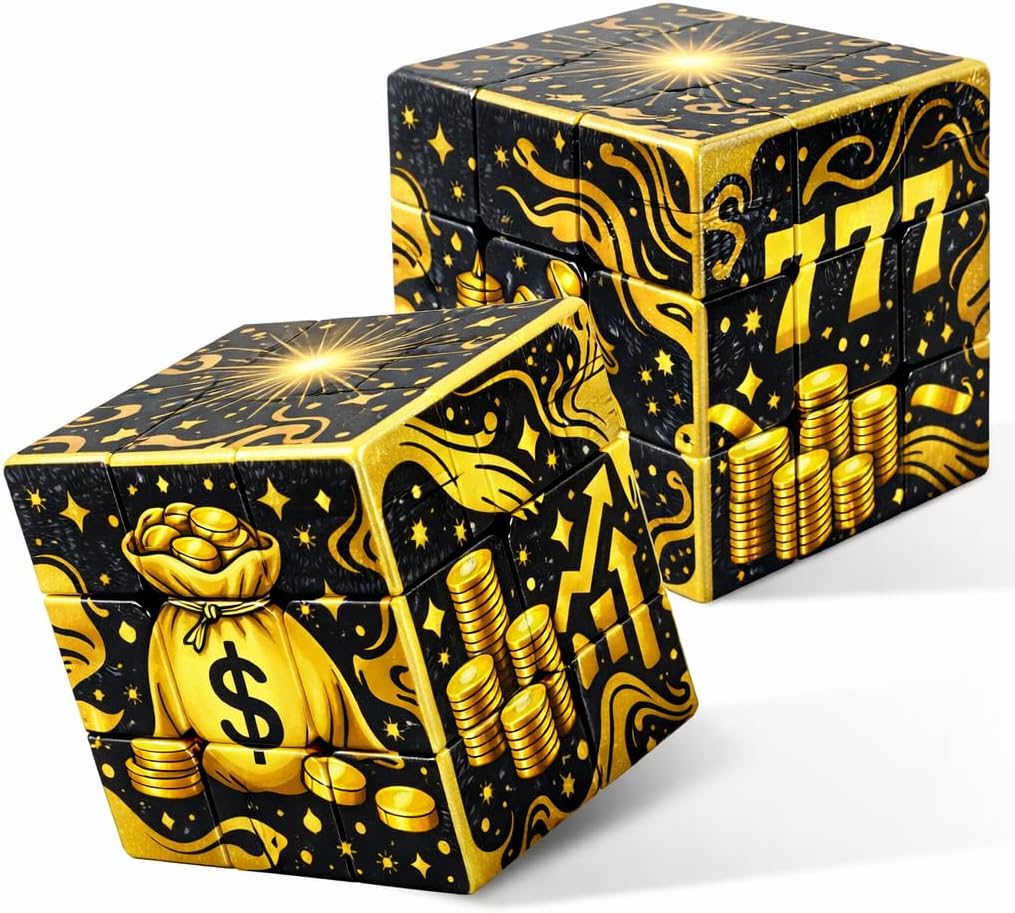 Amazon.com: Dollar Bill Speed Cube 3x3: Hundred Dollar Notes Bill US ...