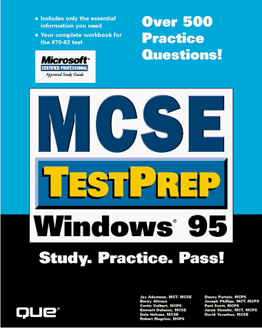 MCSE Testprep: Windows 95 : Shoults, Jason, Altman, Becky, Holmes, Dale ...