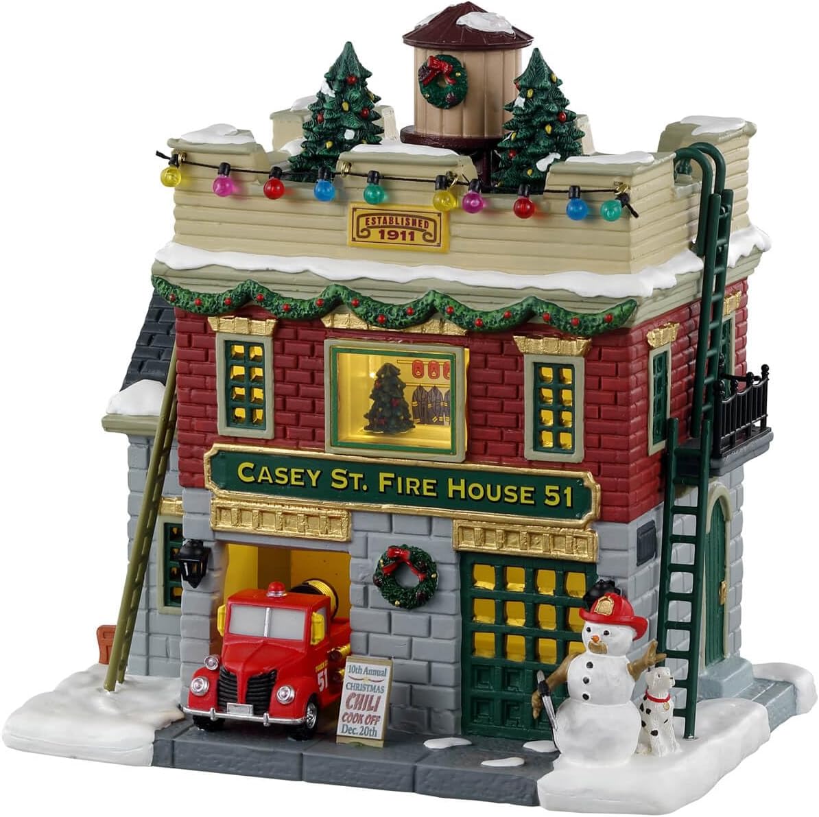 Amazon.com: Lemax Village Collection Caddington Fire Brigade #95520 ...