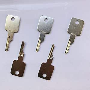 Amazon.com: 5pc Heavy Equipment Keys D250 for Bobcat & Case Excavator ...