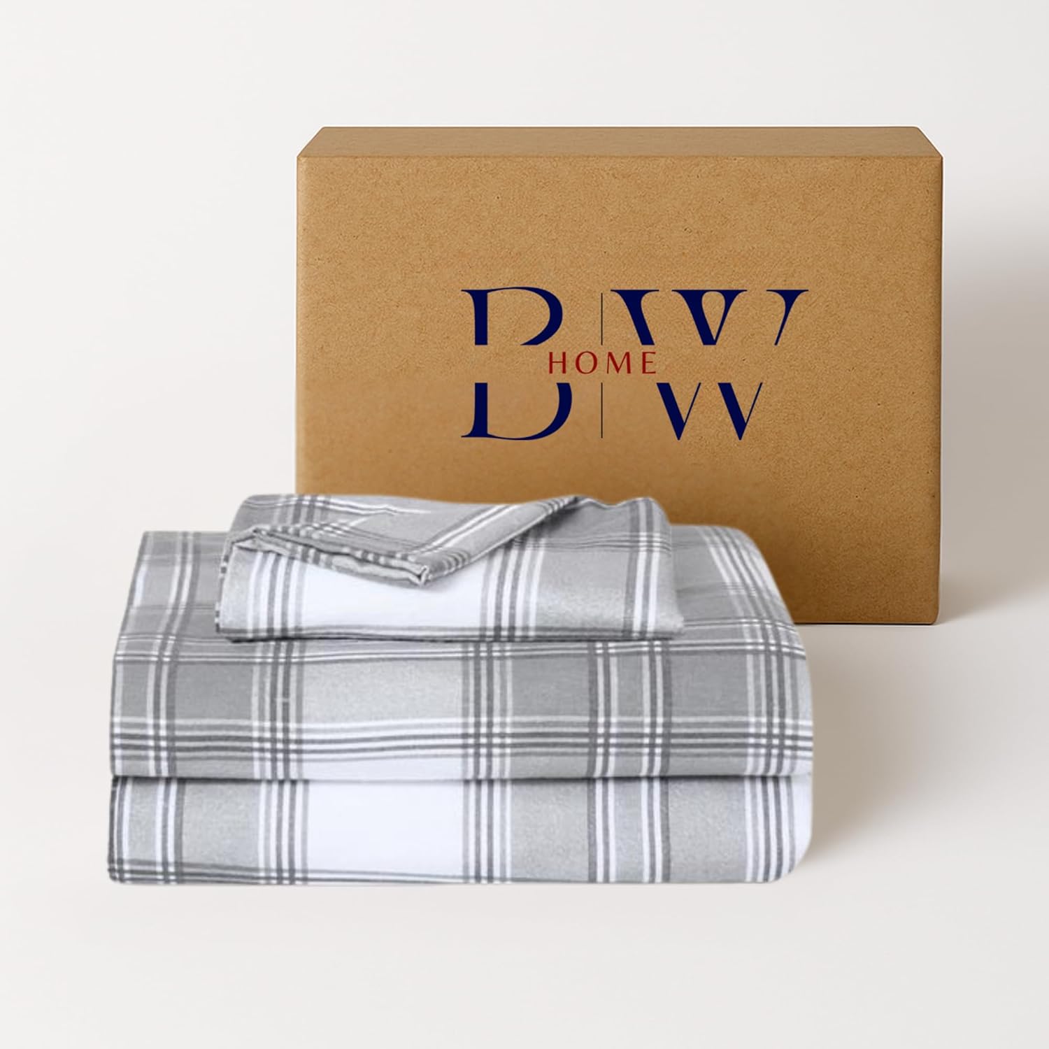 Amazon.com: Briarwood Home® Printed Flannel Sheet Set, 100% Natural ...