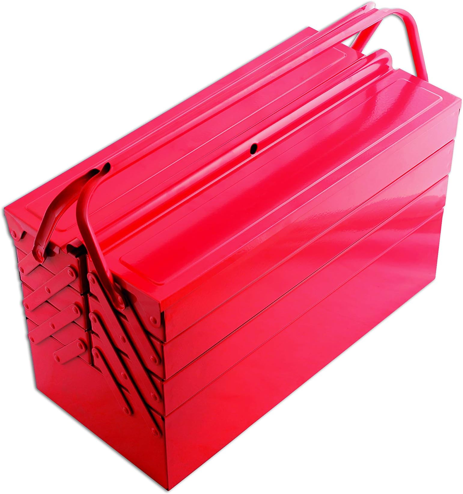 Laser 3487 Tool Box - 7 Tray 525mm (21"), Red : Amazon.co.uk: DIY & Tools