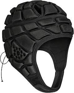 Soft Shell Football Rugby Headguard Foam Cotton Head Protective Soft ...