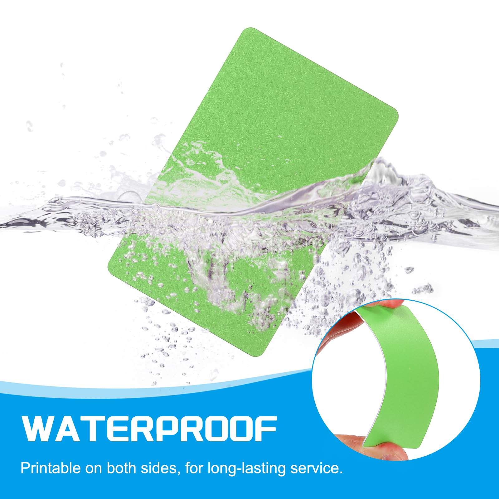 Blank Cards With Chip PATIKIL Blank PVC Cads, 20 Pack Inkjet Plastic ID ...