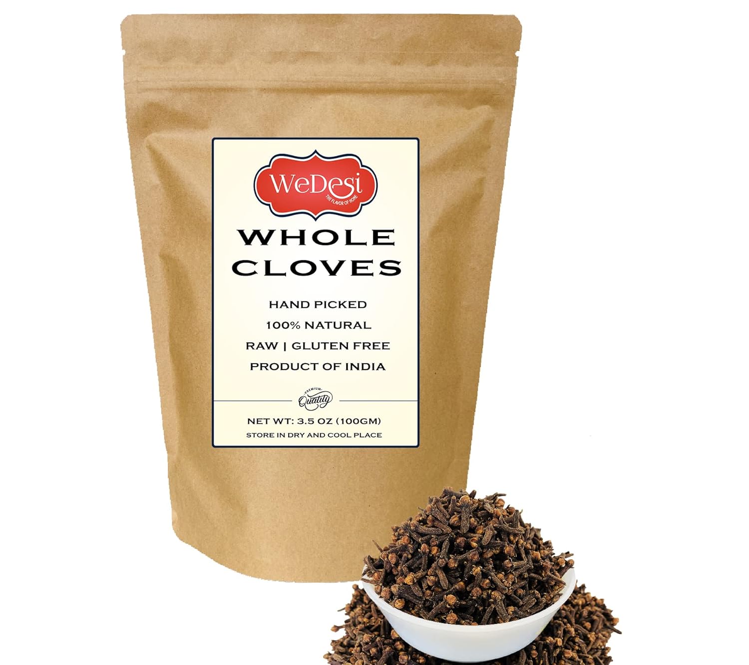 Amazon.com : WeDesi Whole Cloves Bulk (Laung) 3.5oz 100g Great for ...