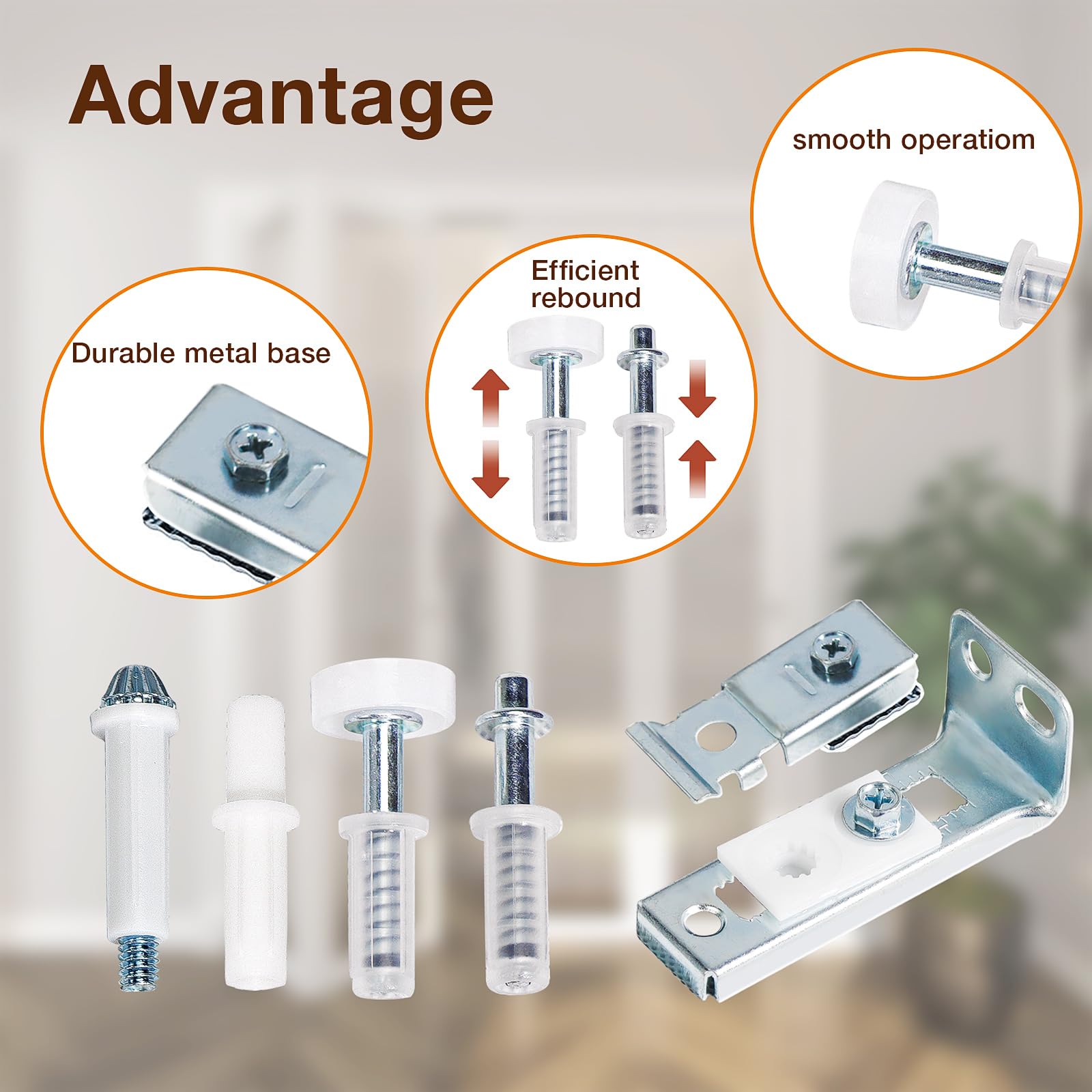 Snapklik.com : Bifold Door Hardware Repair Kit, 2-Pack Bifold Closet ...
