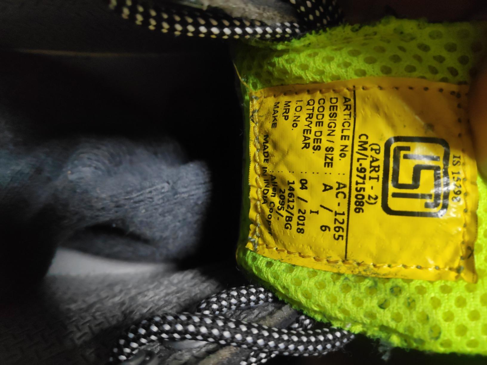Allen Cooper AC-1284 Safety Shoe, ISI Marked for IS 15298 Part-2 ...