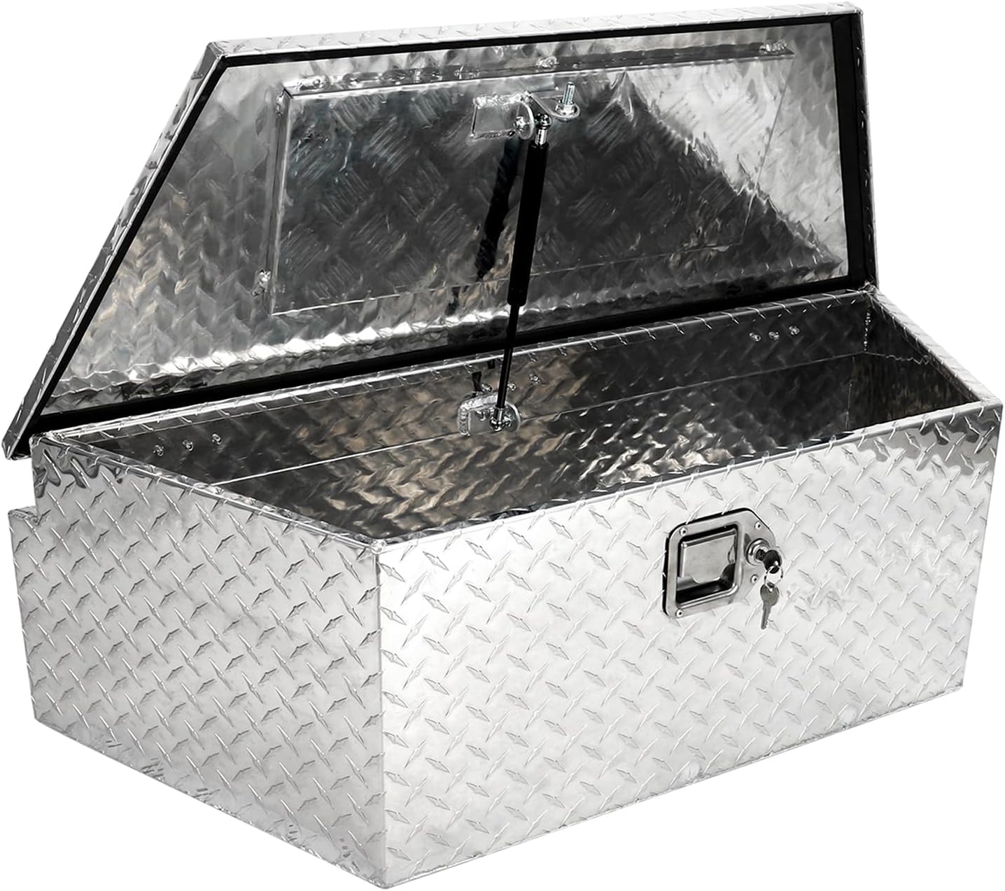 Amazon.com: EASYBERG 39 Inch Trailer Tongue Tool Box, Heavy Duty Silver ...