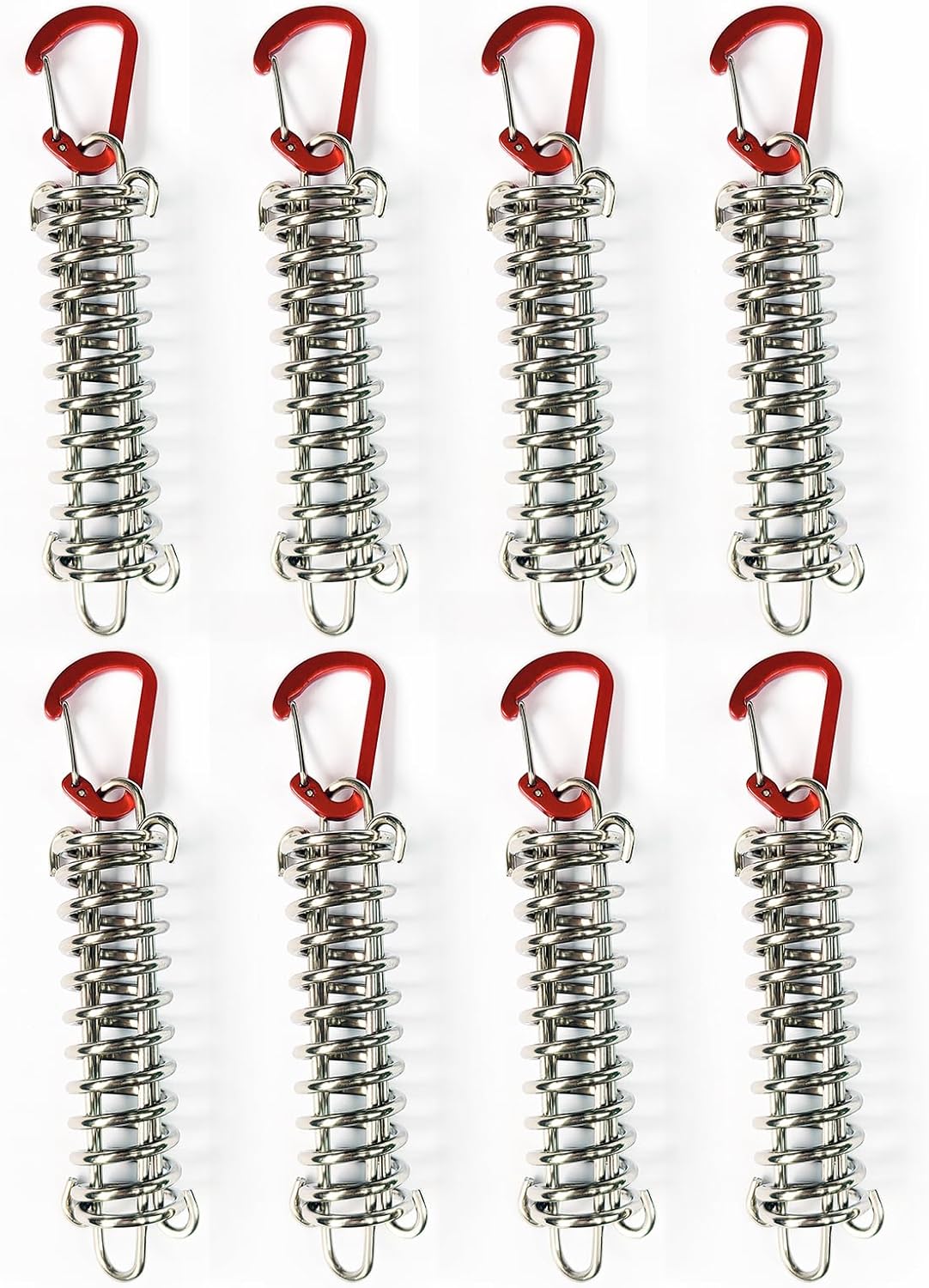 Amazon | Fkstyle テント タープ ストレッチ コード 8個 スチール スプリング フック ホック テンショナー 張り網 [並行輸入品] | Fkstyle | ロープ(張り綱)