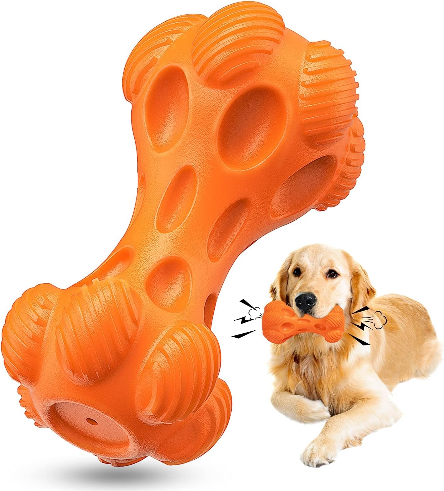 Pet Supplies : HICC PULE Squeaky Tough Dog Toys for Aggressive Chewers ...