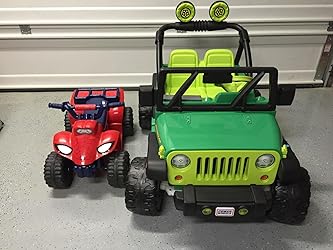 Amazon.com: Power Wheels Nickelodeon Teenage Mutant Ninja Turtles Jeep ...