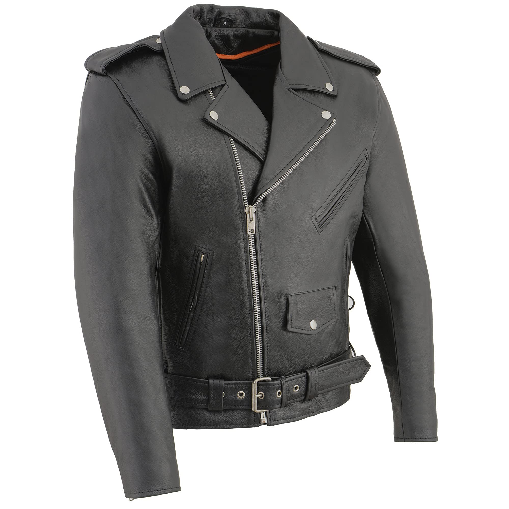 Size 4XL Milwaukee Leather SH1011 Men's Classic Side Lace Police Style ...