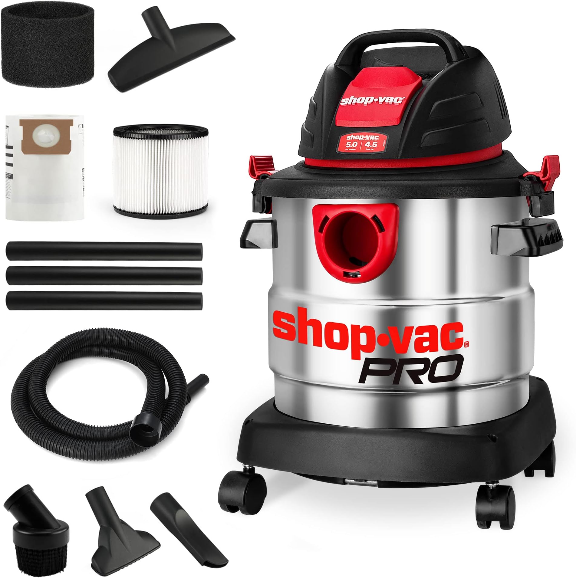 Amazon.com: Shop-Vac 9303511 2.5 Gallon Wet Dry Vacuum, 2.5 Peak HP, 1. ...