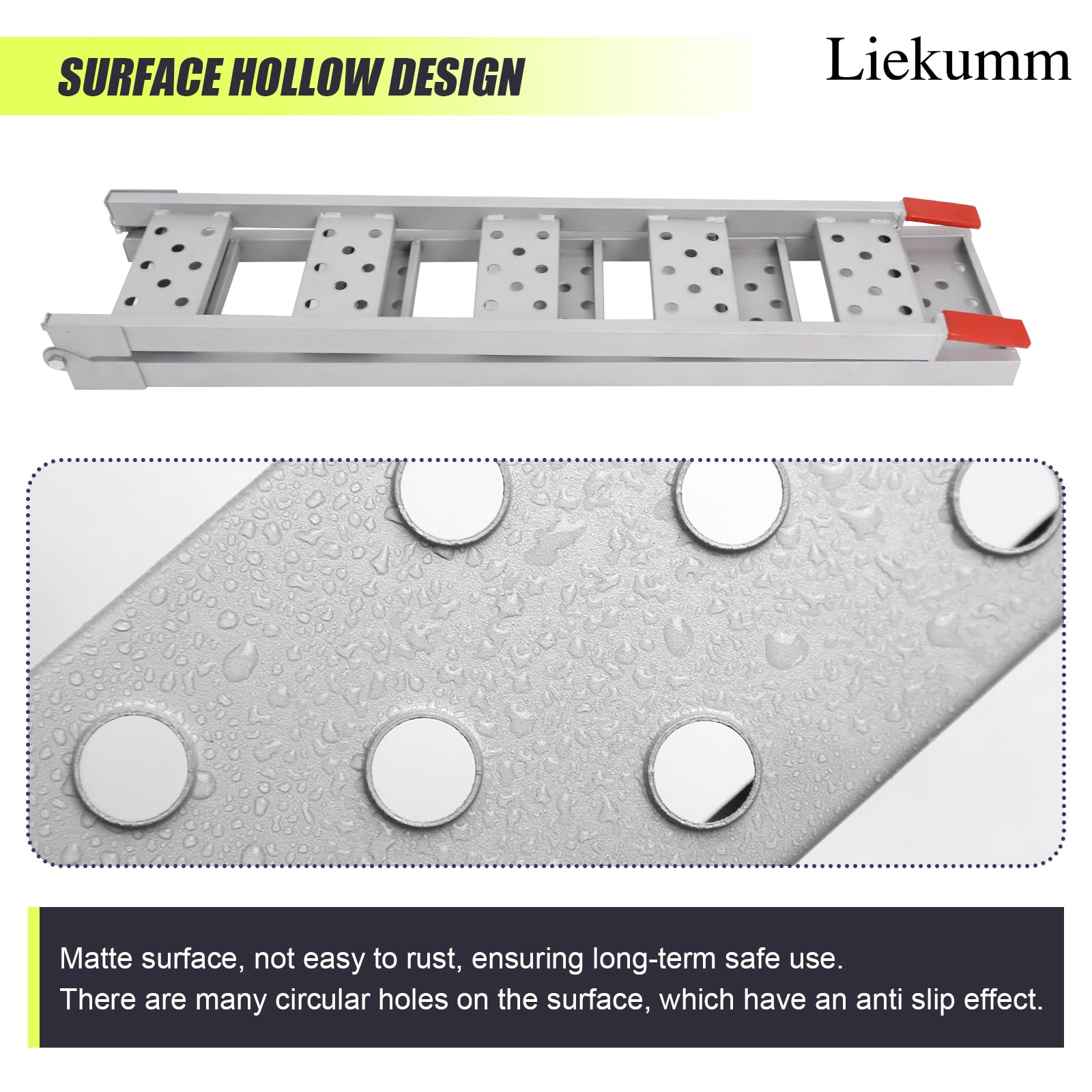 Snapklik.com : 83" Folding Loading Ramps For Pickup Trucks, Steel ATV ...