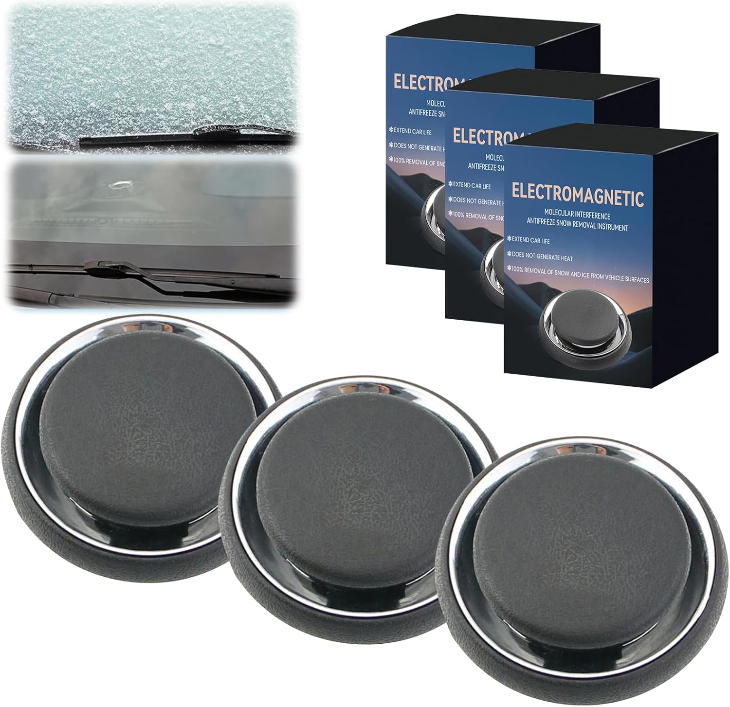 Amazon.com: 3PCS Electromagnetic Car Snow Removal Device, 2025 Upgraded ...