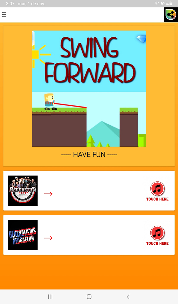 Swing Forward Game - Application sur Amazon Appstore