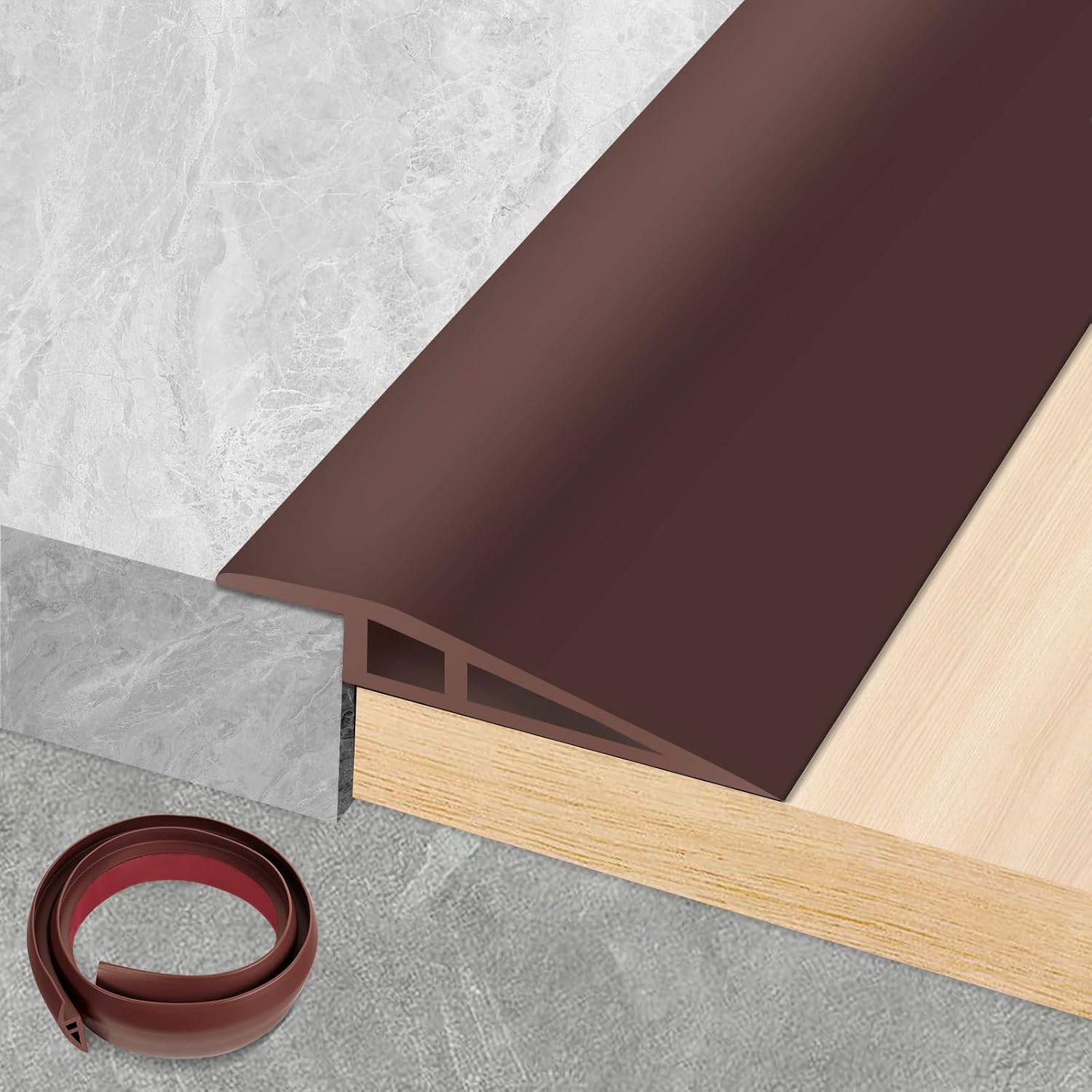 Amazon.com: Heonay Vinyl Door Threshold Ramp for Doorways 2/5" to 3/5 ...