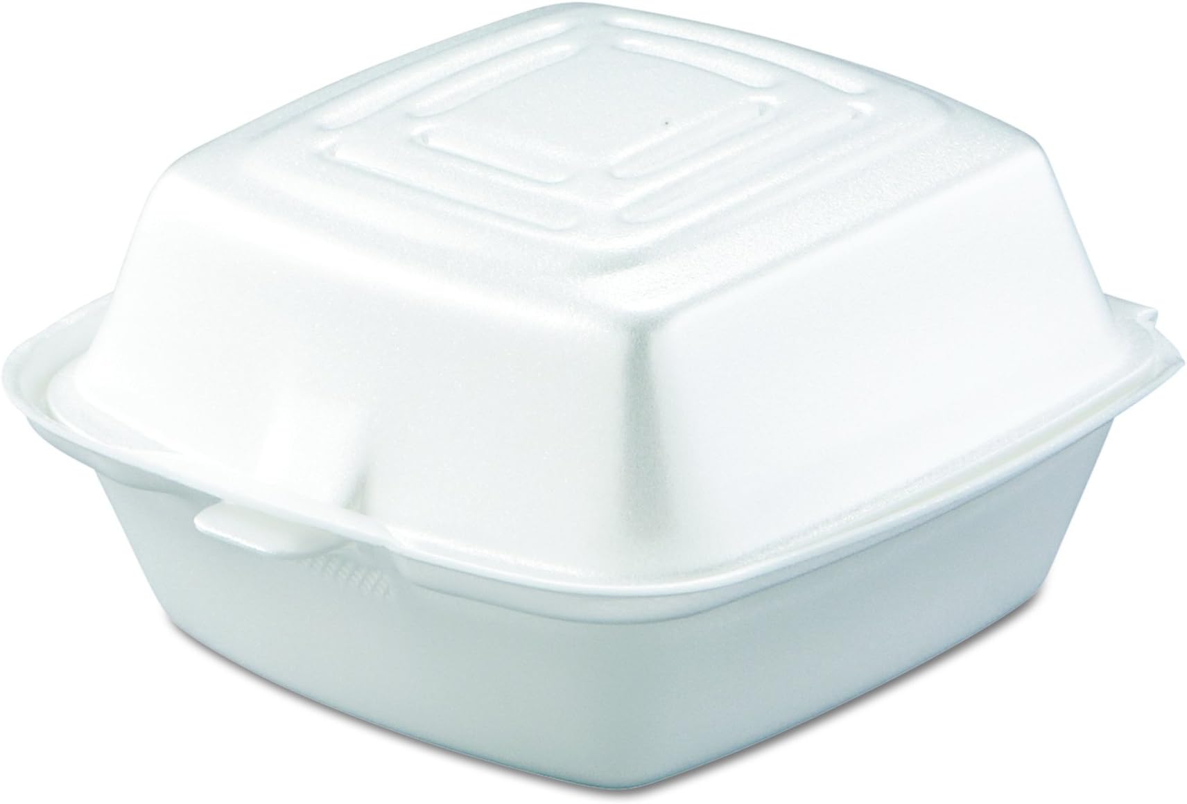 Amazon.com: Genpak SN225-3L Black Foamed Hinged Lid Large Sandwich ...