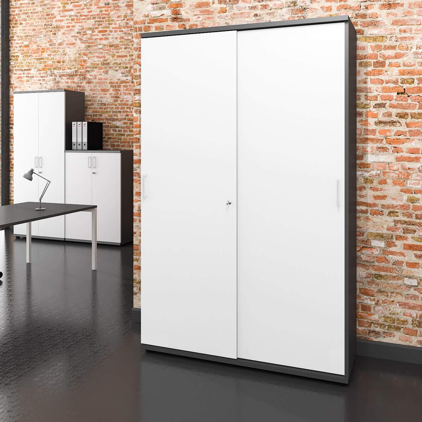 Aktenschrank Weis Abschliesbar