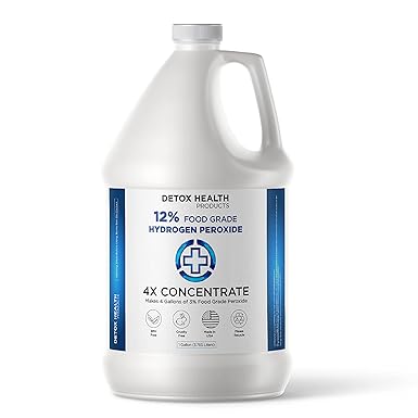 12% Hydrogen Peroxide - 1 Gallon - Food Grade - H2O2 & Water - Made in ...