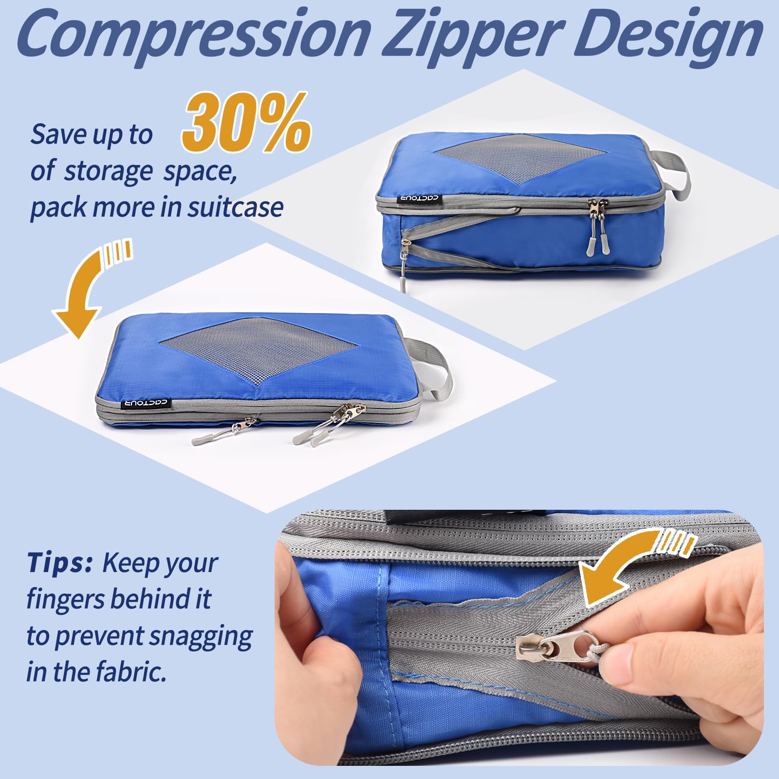 Snapklik.com : Compression Packing Cubes For Travel, Packing Cubes ...