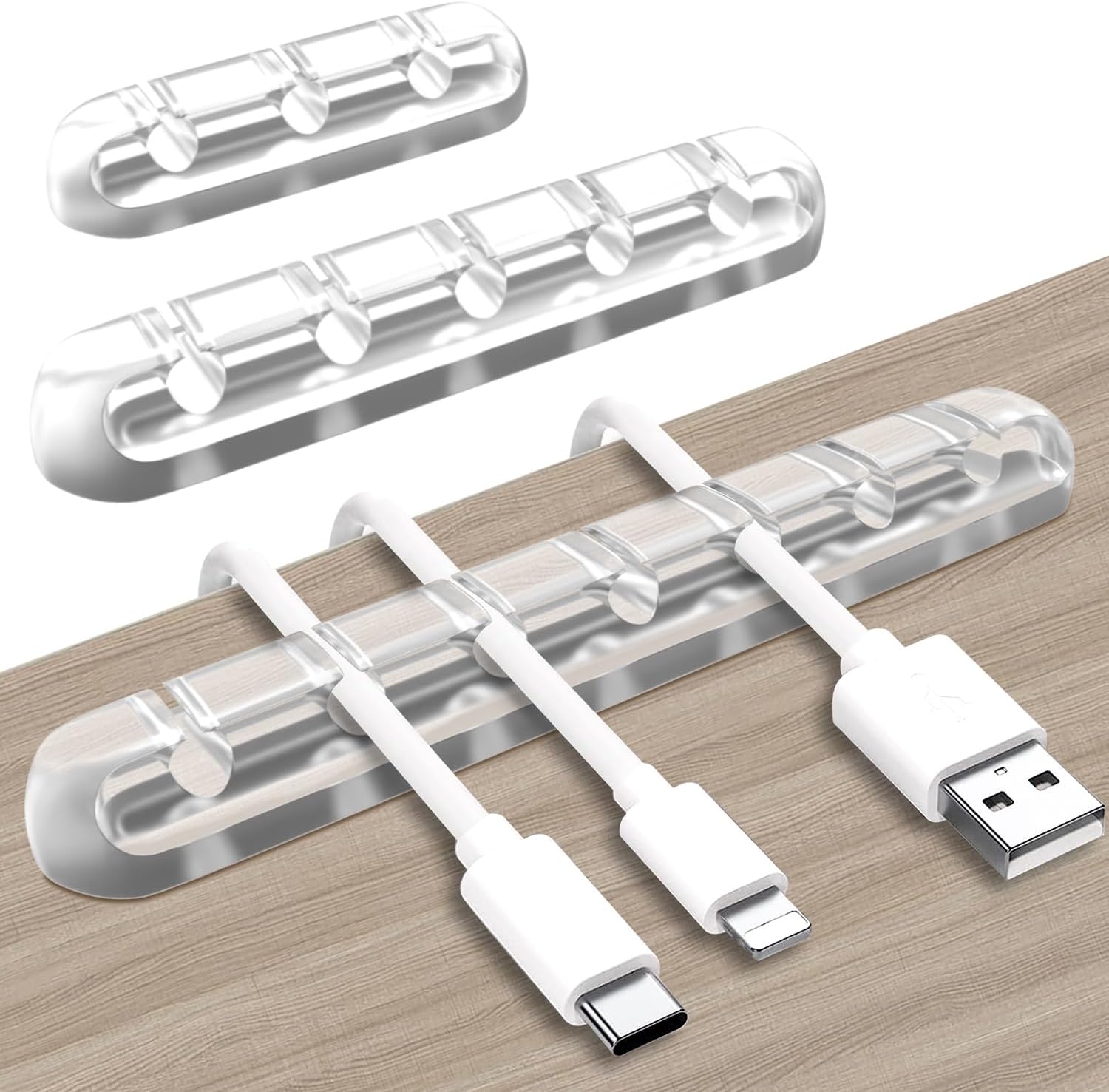 SOULWIT® Clips de Soporte de Cable Mejorados, 3 Pcs Autoadhesivo ...