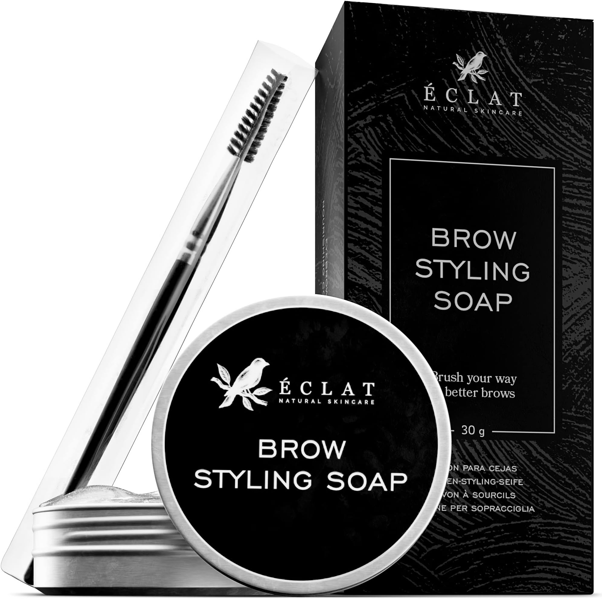 Amazon.com : Makeup Revolution Soap Styler, Eyebrow Wax Soap Kit, Long ...