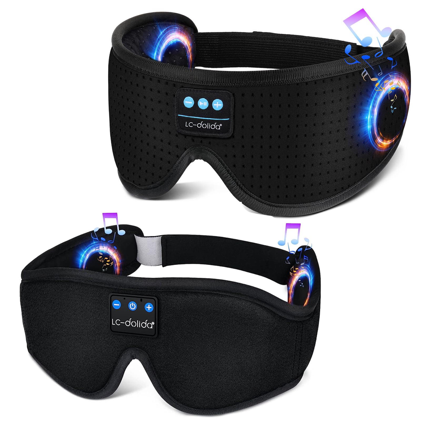 Amazon.com: Sleep Mask with Bluetooth Headphones, White Noise Bluetooth ...