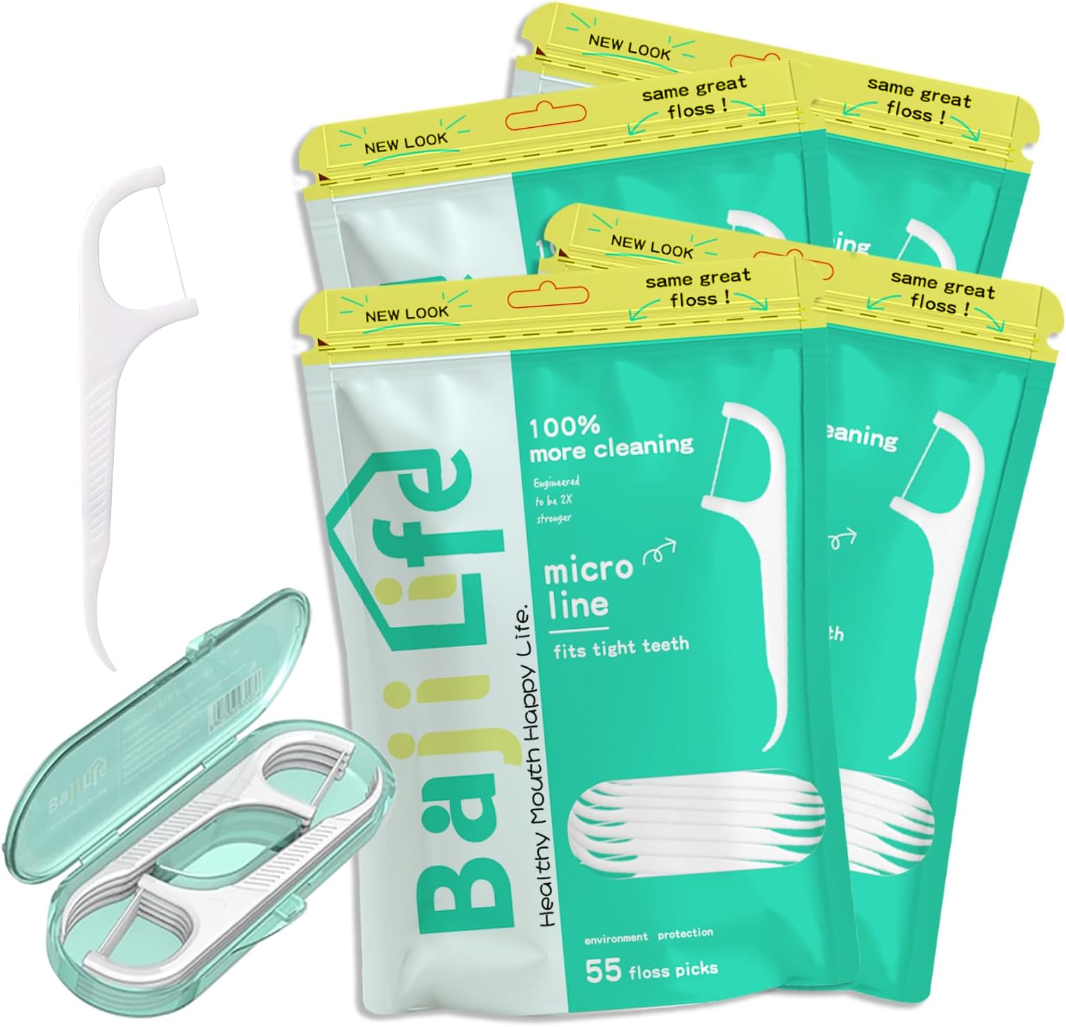 Amazon.com : Dental Floss Picks(228 Count) - Tooth Floss Picks, Tooth ...