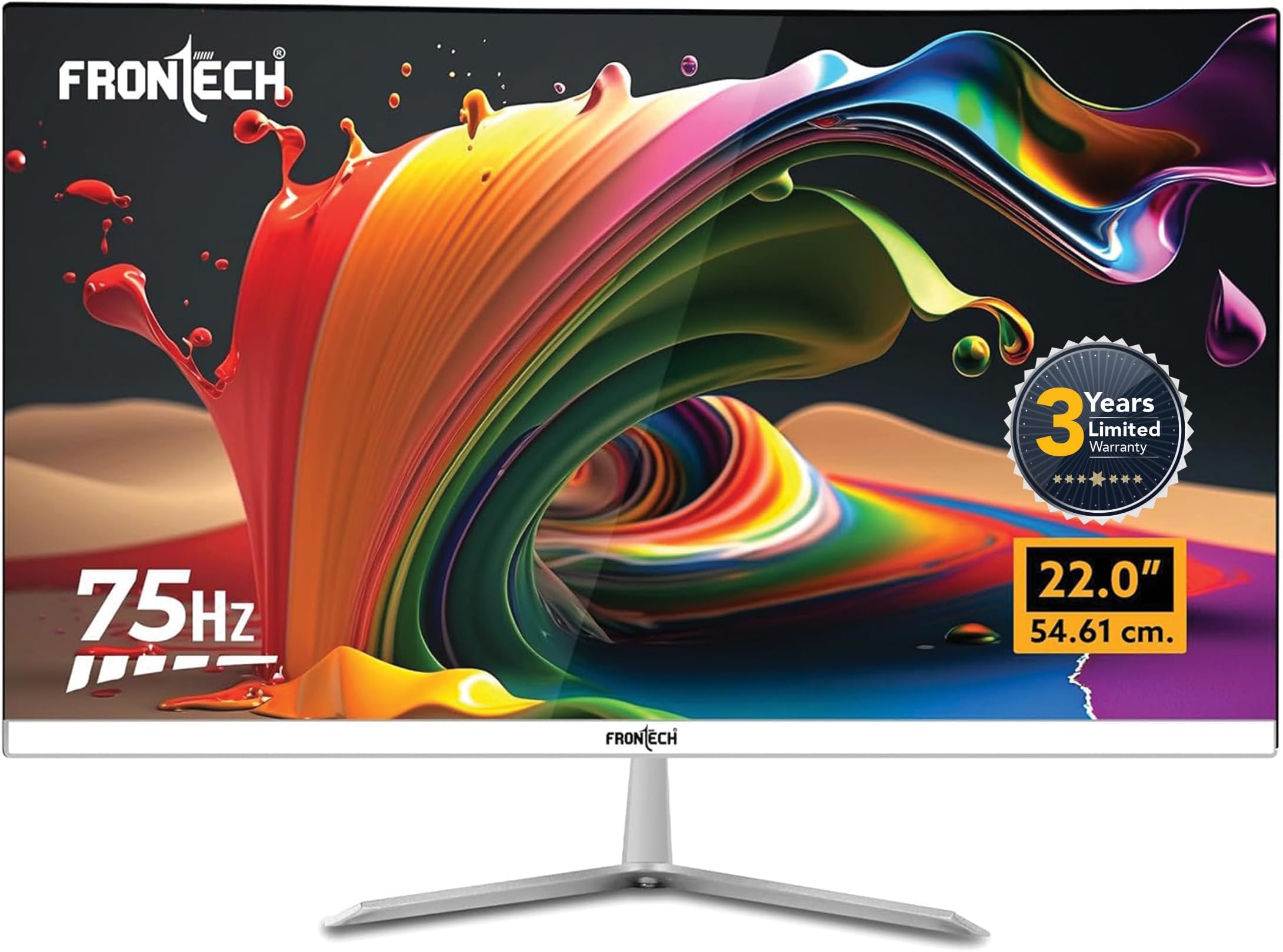 FRONTECH 22 Inch Ultima Series LED Monitor | Refresh Rate 75Hz | Full ...