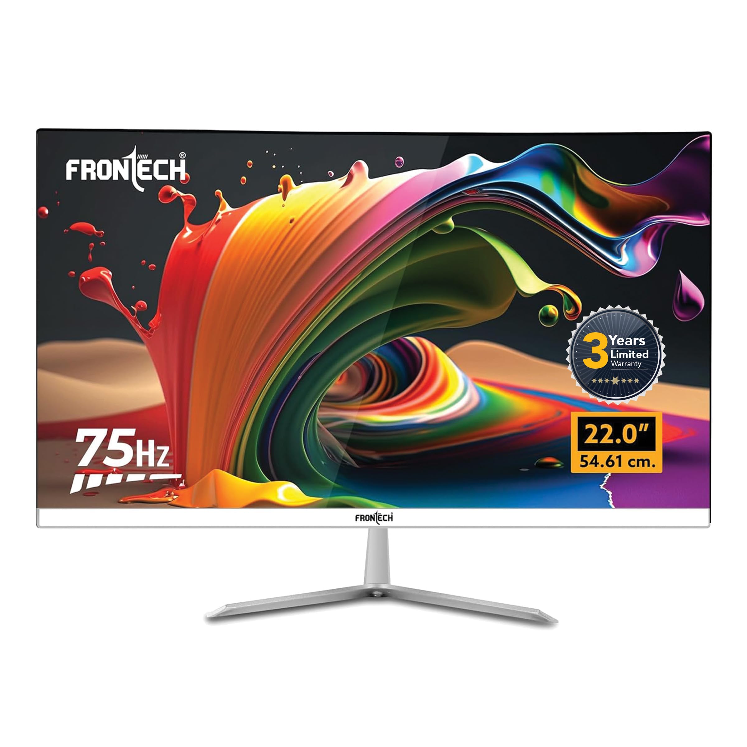 FRONTECH 22 Inch Ultima Series LED Monitor | Refresh Rate 75Hz | Full ...
