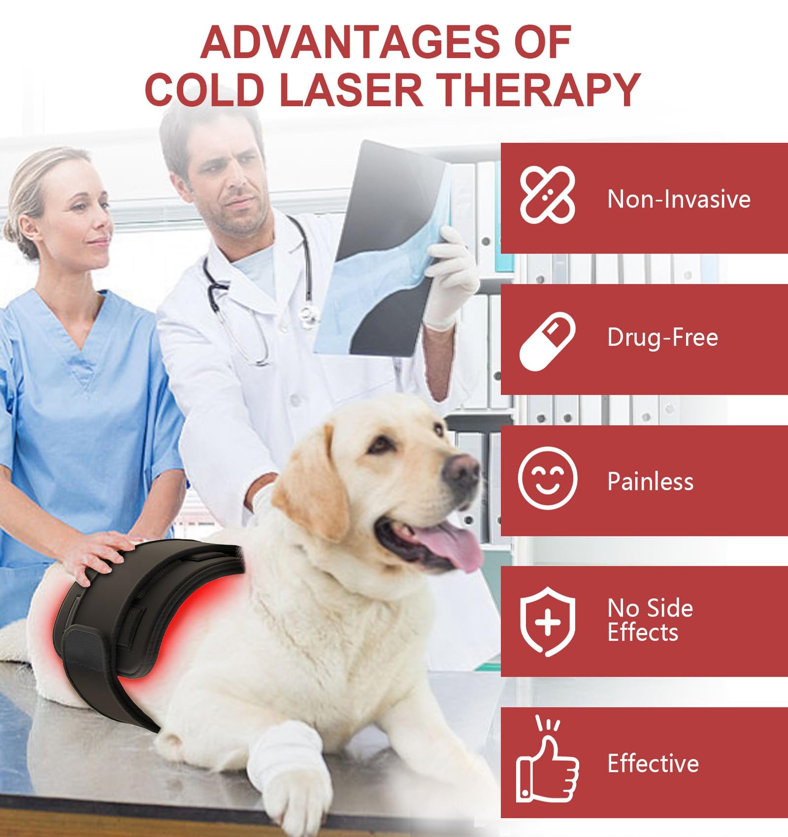 iKeener Cold Laser Therapy Device for Dogs and Humans,Red Light Therapy ...