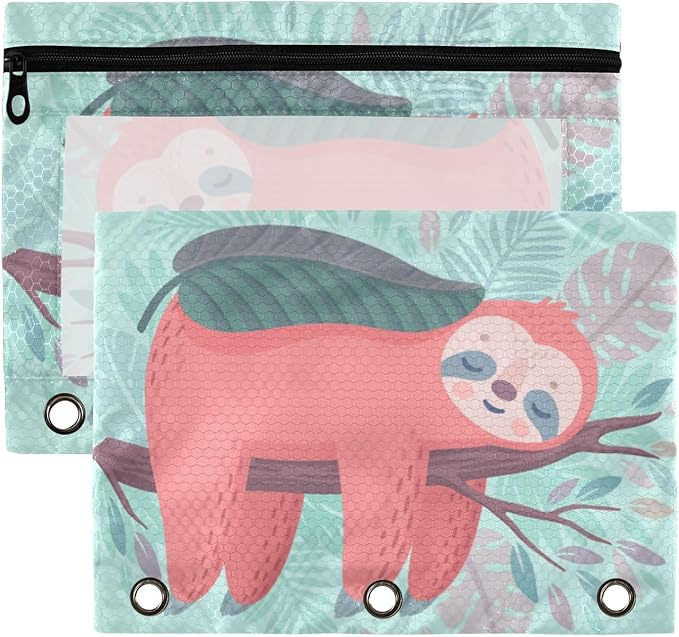 Amazon.com : Kigai Pencil Pouch for 3 Ring Binder 2 Pack Binder Pencil ...