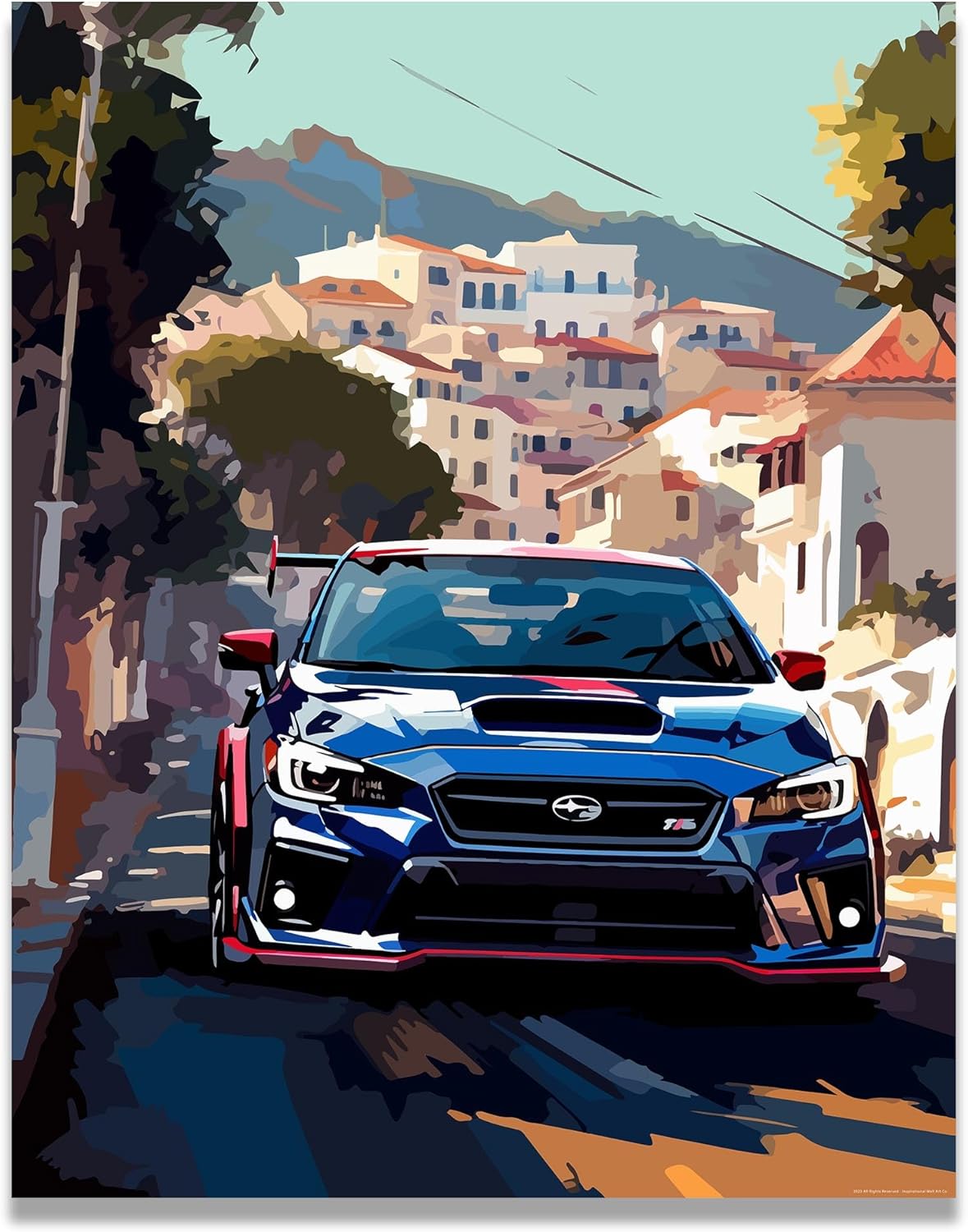 Amazon.com: Inspirational Wall Art Co. - Buoyant | 2019 Subaru WRX STI ...