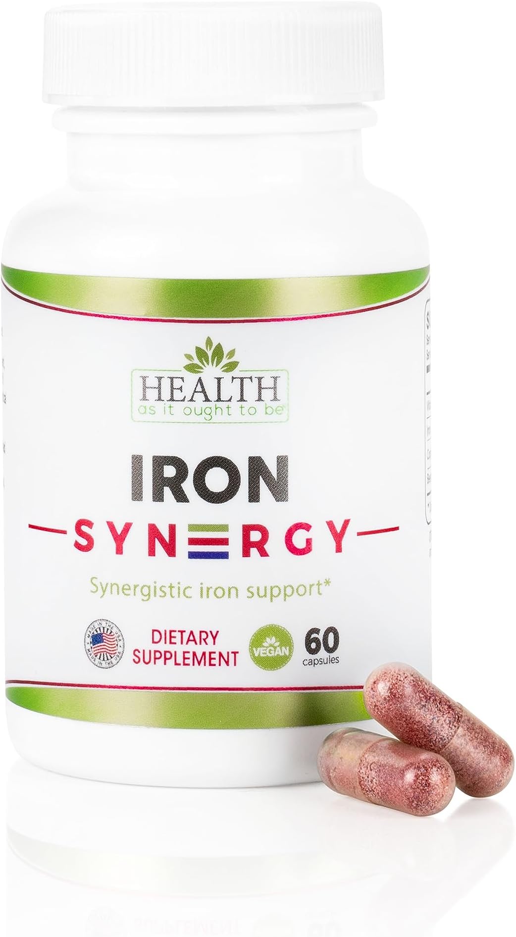 Amazon.com: Health As It Ought To Be Iron Syn3rgy Supplement ...