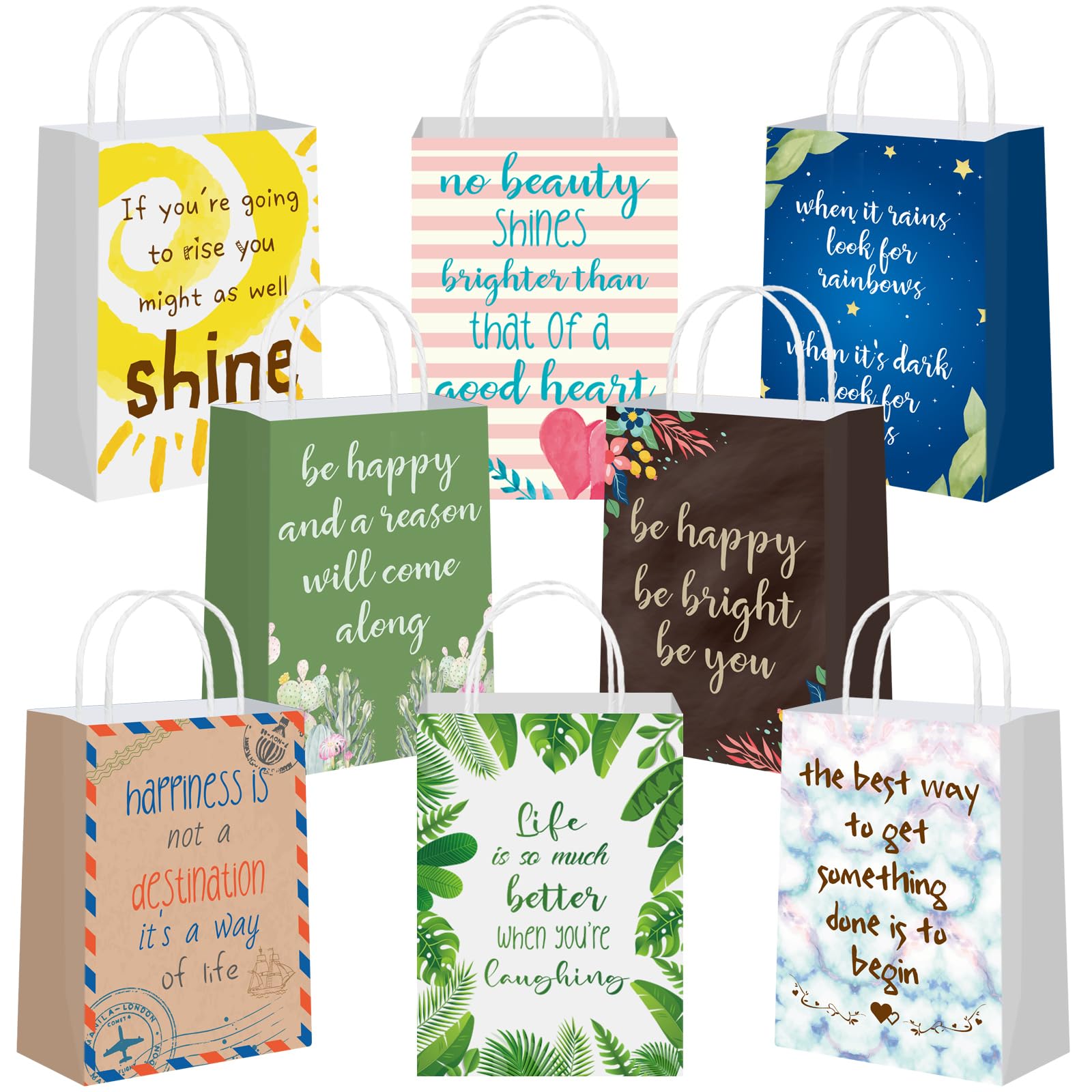Amazon.com: Geyoga 48 Pcs Women Inspirational Journal Gift Bags with ...