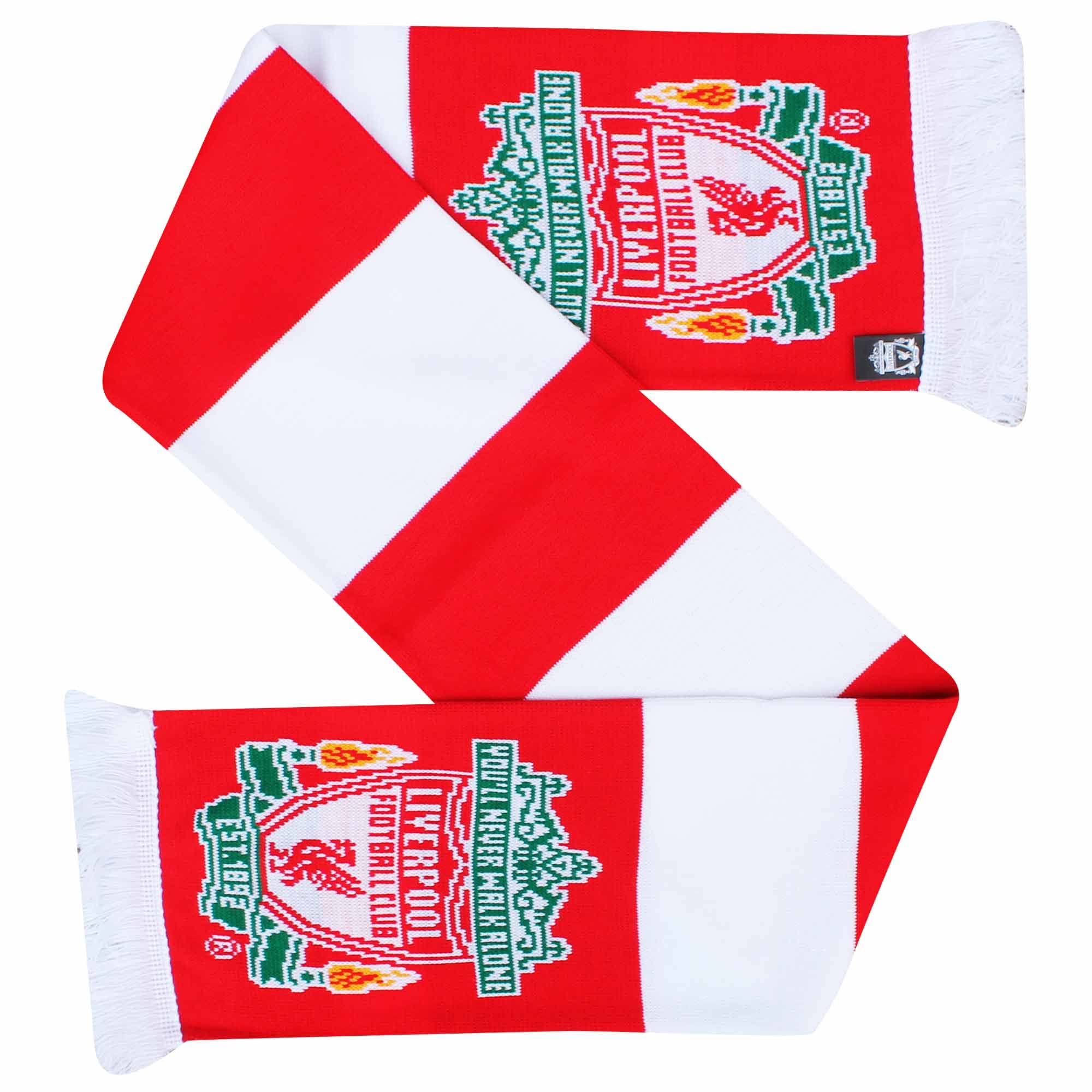 GIFTS 4 ALL Official Liverpool Crest Football Fans Bar Scarf, Liverpool ...
