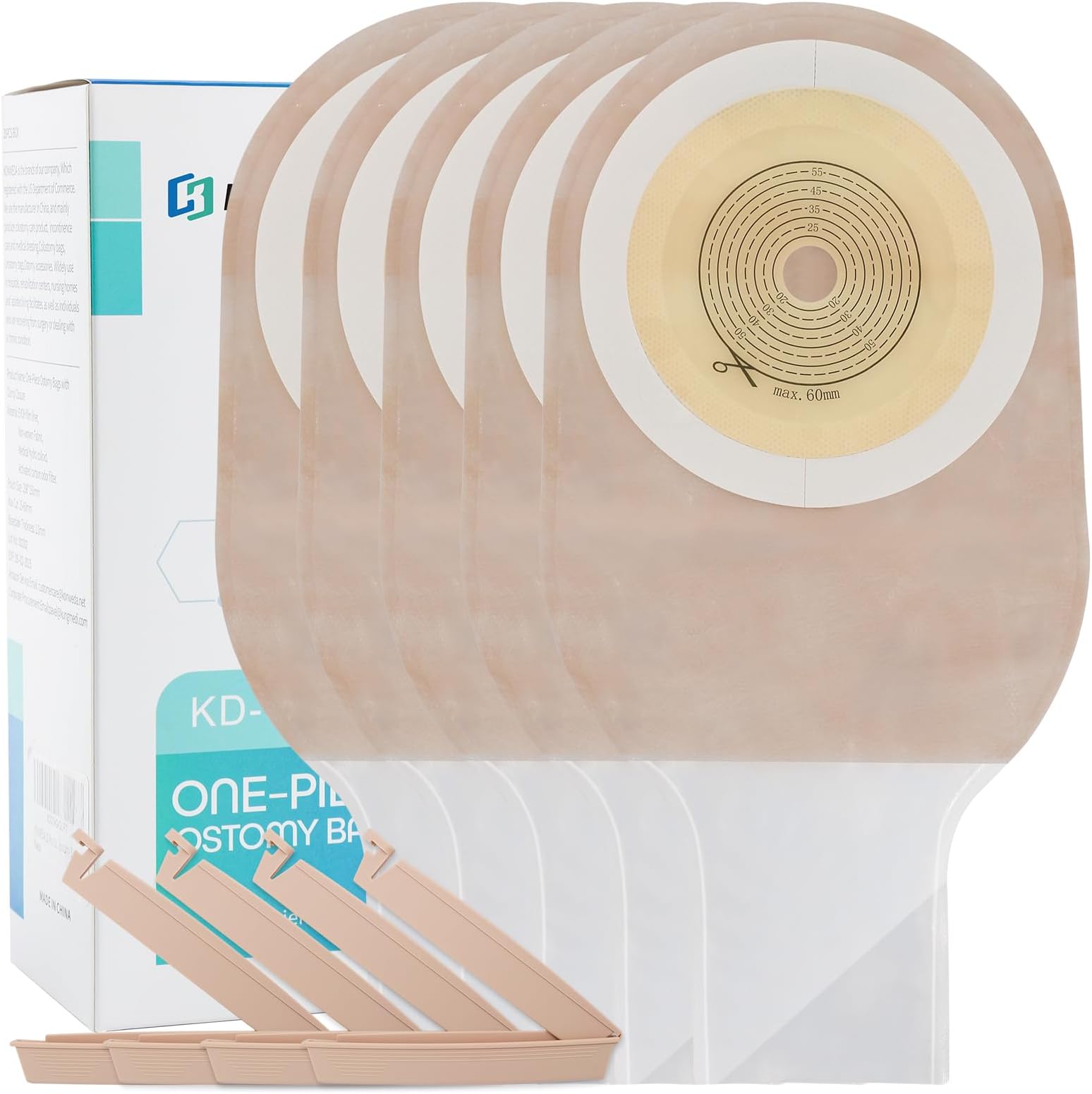 Amazon.com: 20 PCS Colostomy Bags, Ostomy Supplies, Drainable Ostomy ...