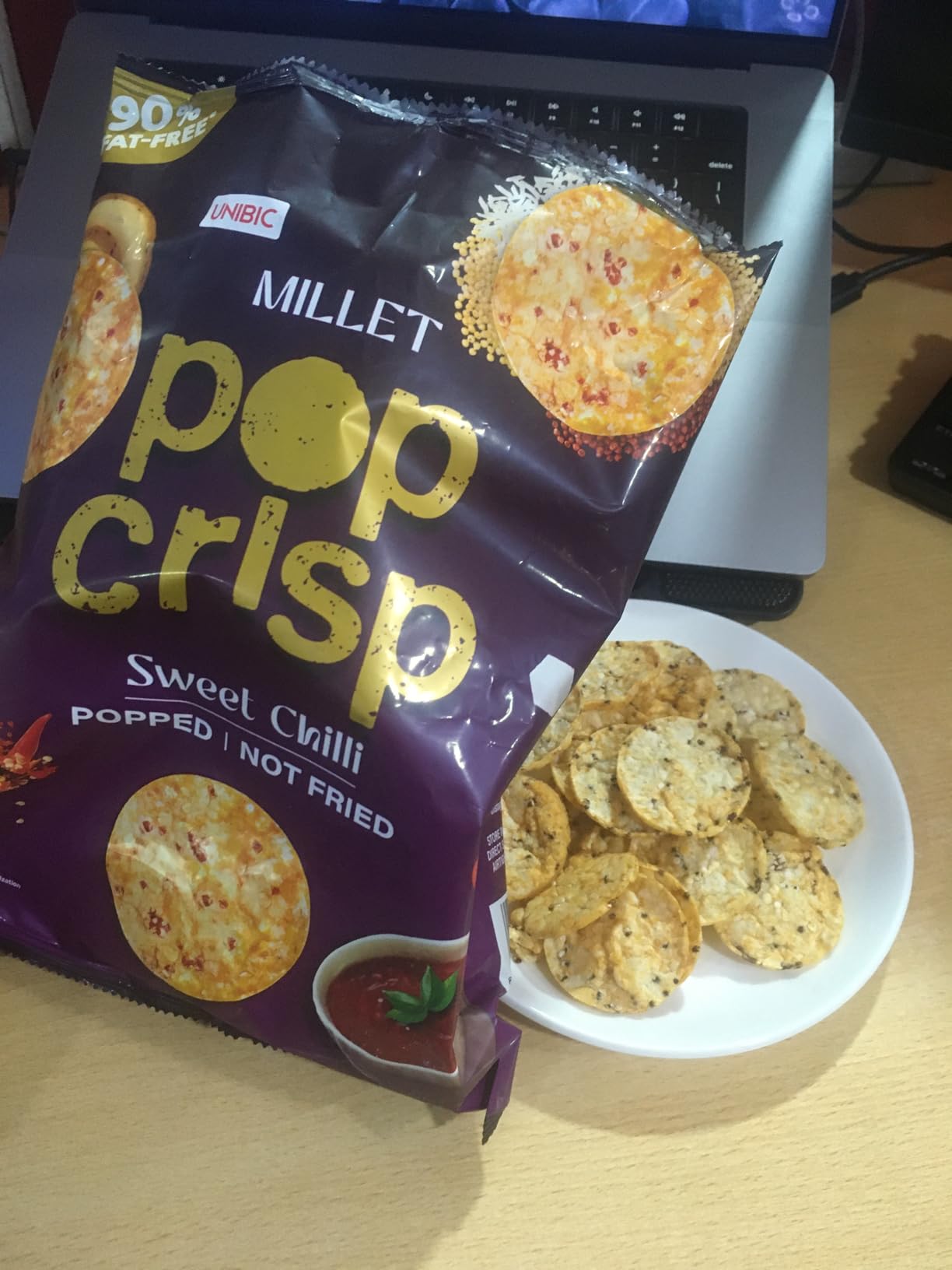 Unibic Pop Crisp | Millet Chips | Thai Sweet Chilli | Popped Chips ...