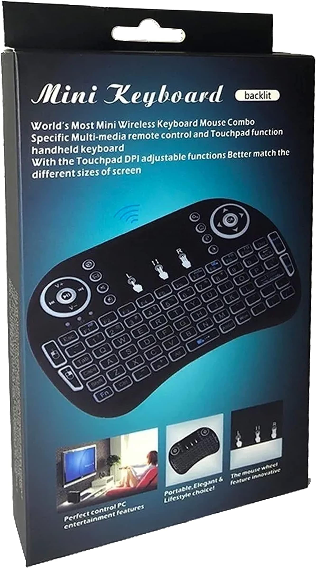 Mini Teclado Inalámbrico de USB para Smart TV : Amazon.com.mx: Electrónicos